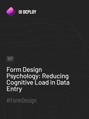 Form Design Psychology: Reducing Cognitive Load in Data Entry - UI Deploy